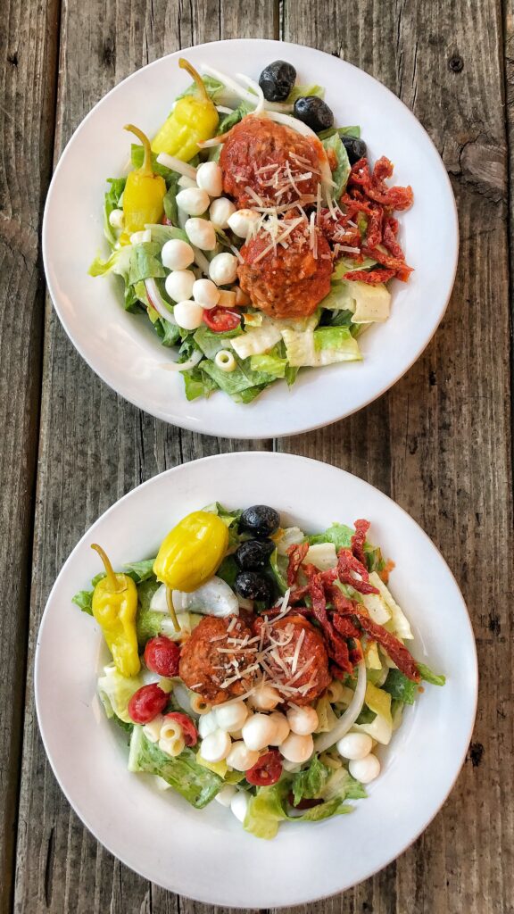 Meatball Salad - The Tipsy Housewife