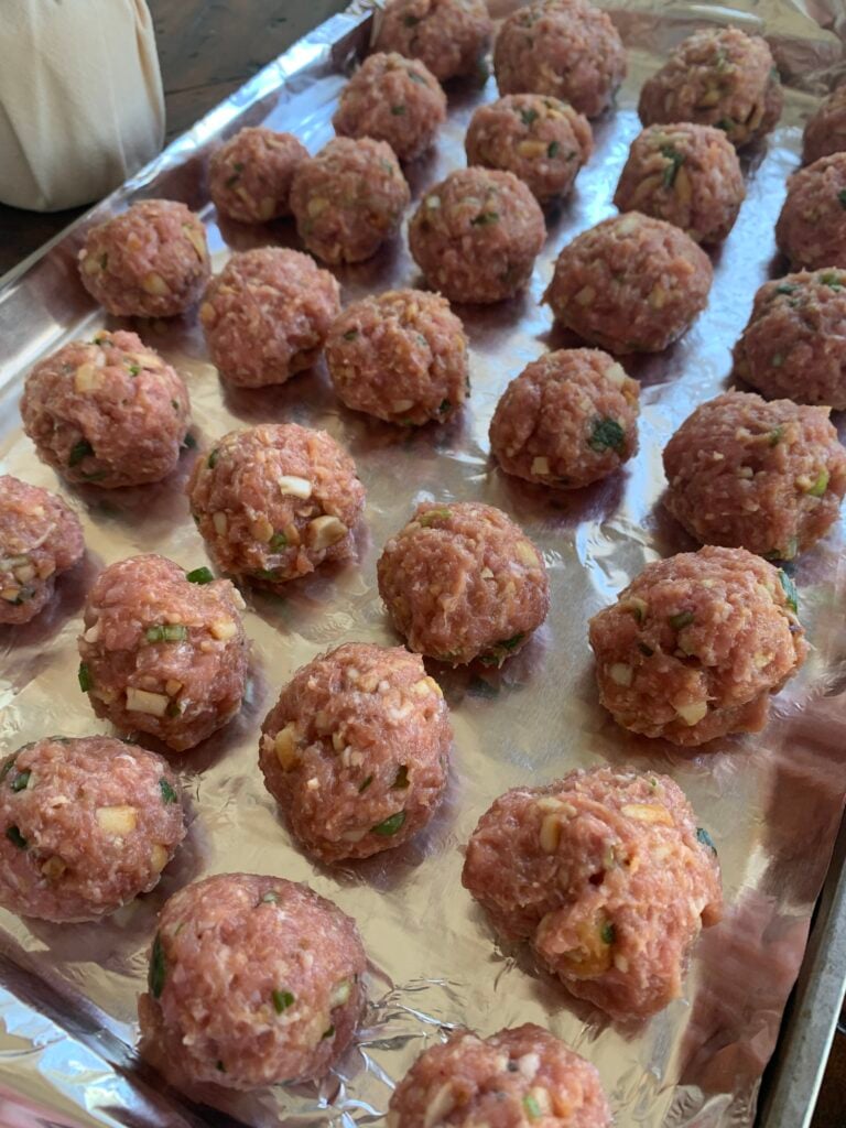 Asian Meatballs - The Tipsy Housewife