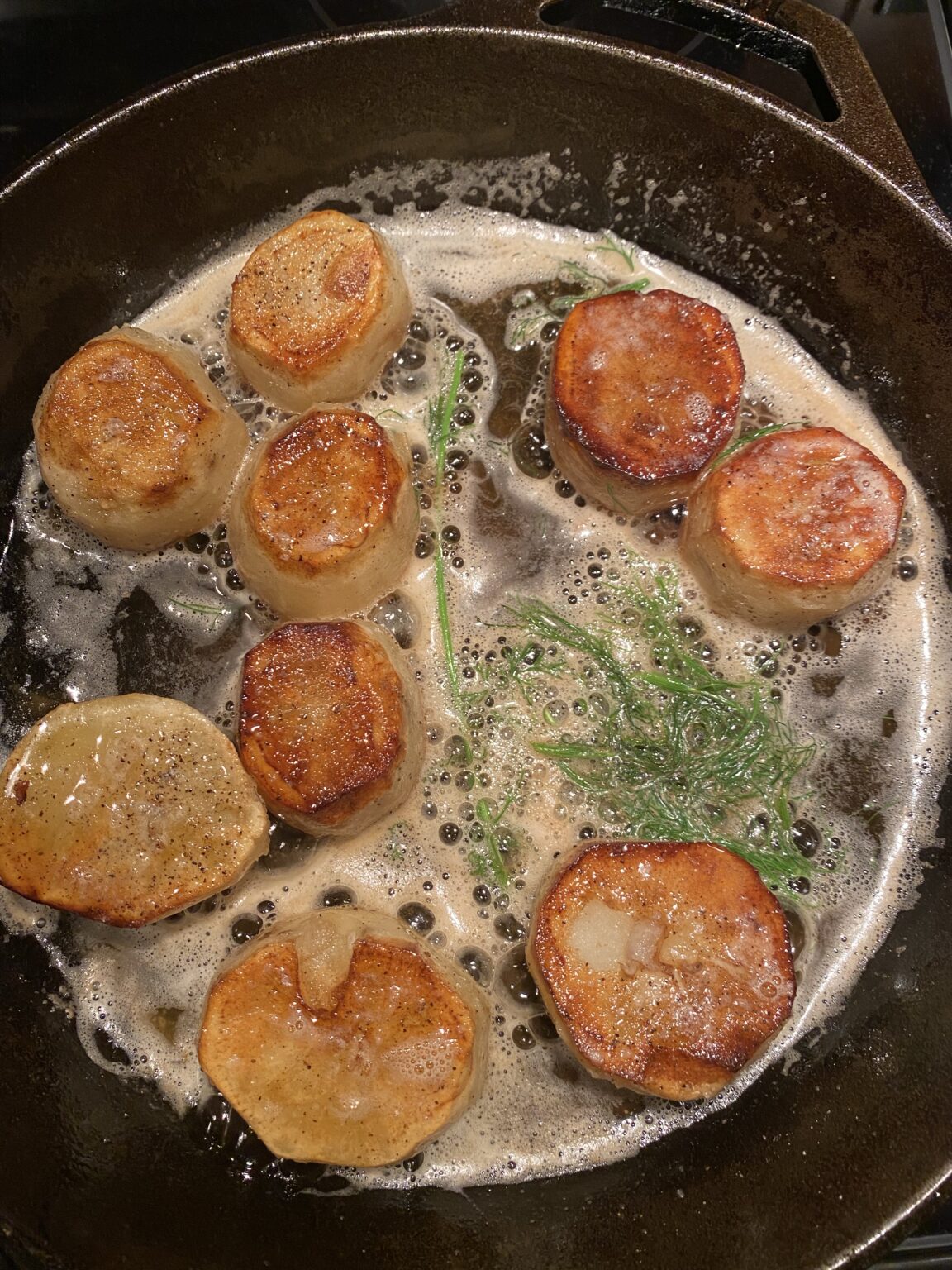 Pan Fried Fancy Potatoes - The Tipsy Housewife