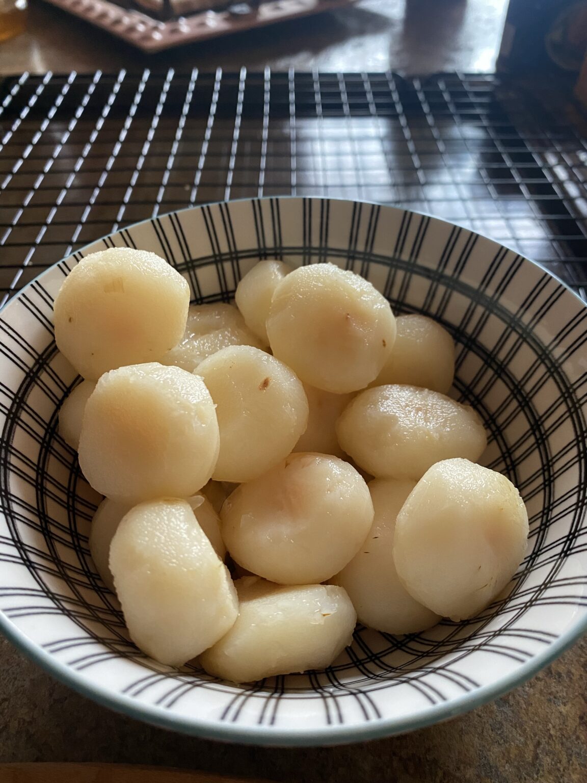 Bacon Wrapped Water Chestnuts with Tangy BBQ Sauce - The Tipsy Housewife