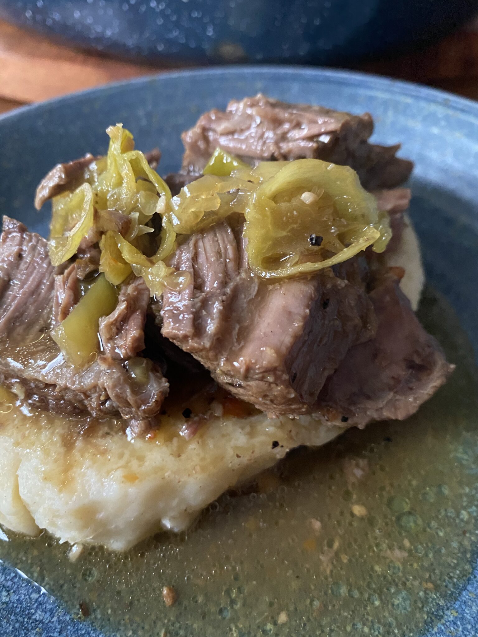 Slow Cook Italian Beef - The Tipsy Housewife