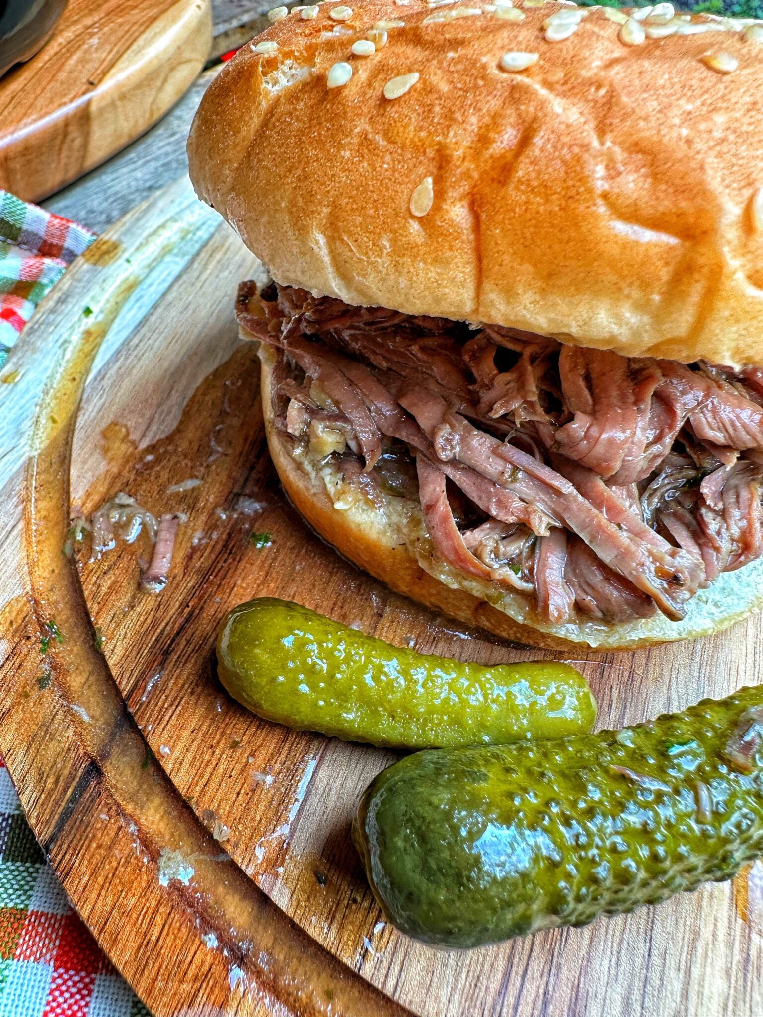 Pickle Pot Roast Sandwiches - The Tipsy Housewife