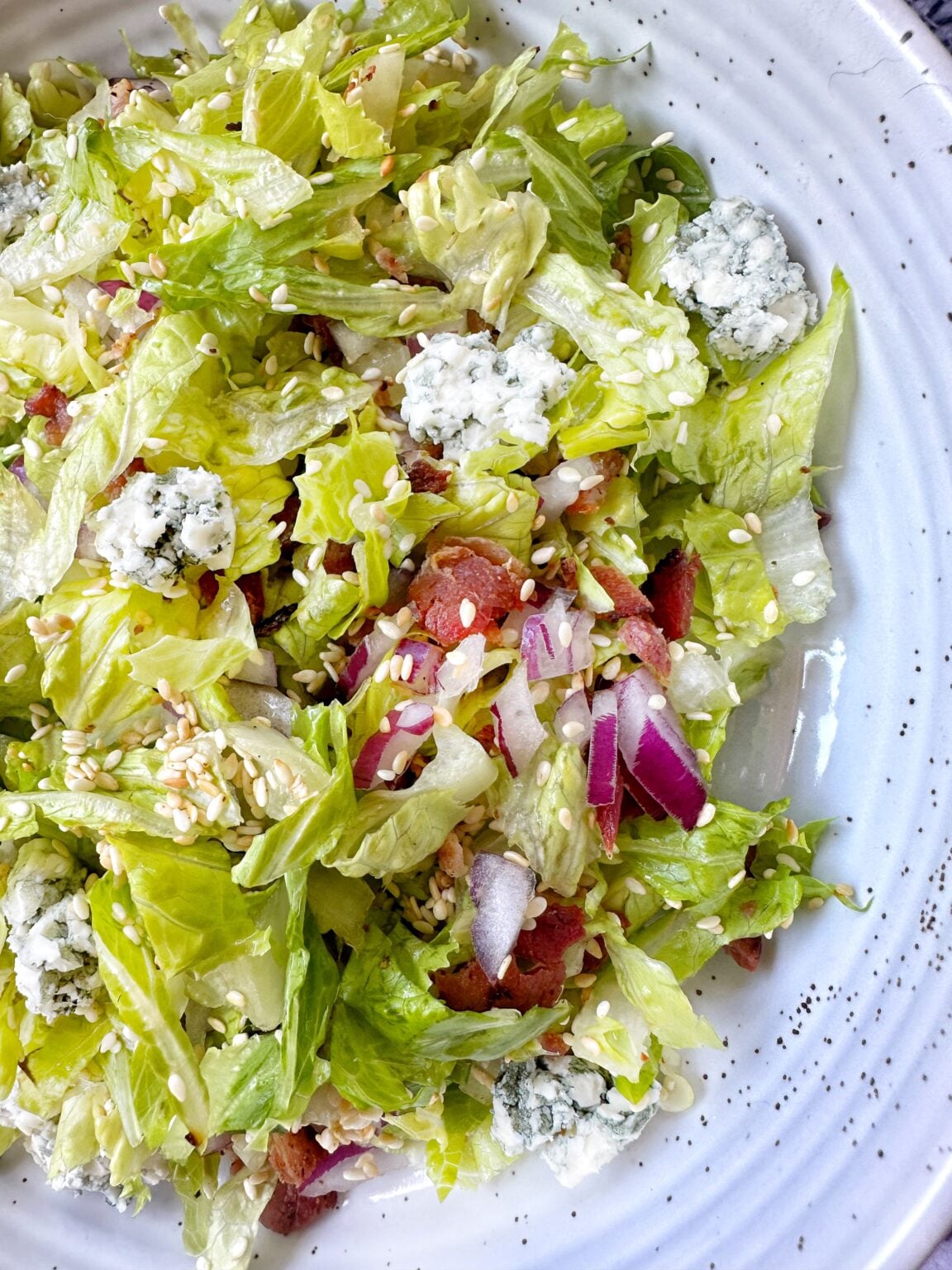 Blue Cheese Chopped Salad The Tipsy Housewife