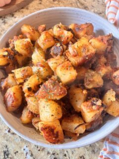 Tangy Tomato Fried Potatoes - The Tipsy Housewife