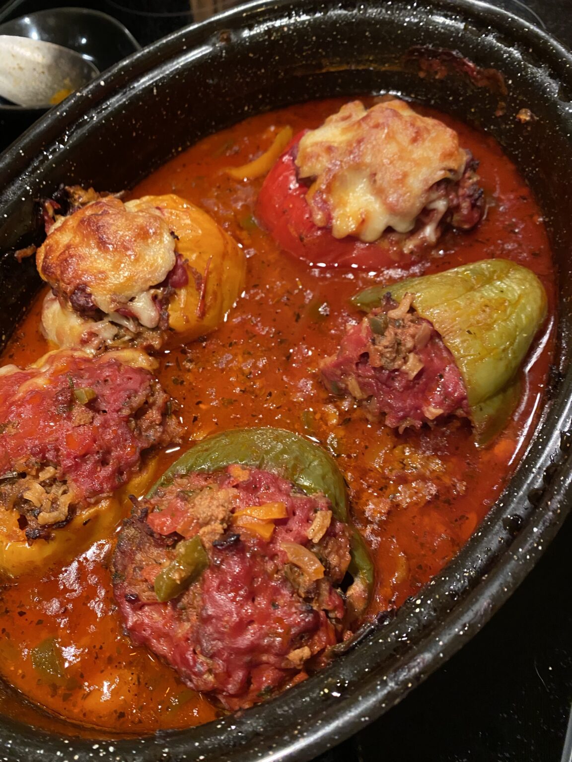 Stuffed Peppers - The Tipsy Housewife