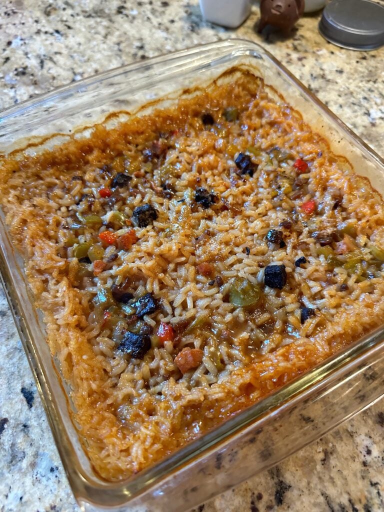 Baked Rice - The Tipsy Housewife