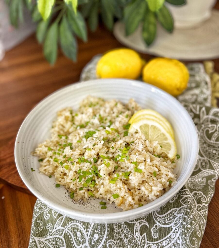 Lemon Pepper Fried Rice - The Tipsy Housewife