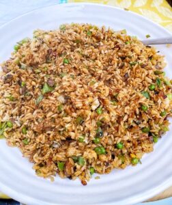 Lemon Pepper Fried Rice - The Tipsy Housewife