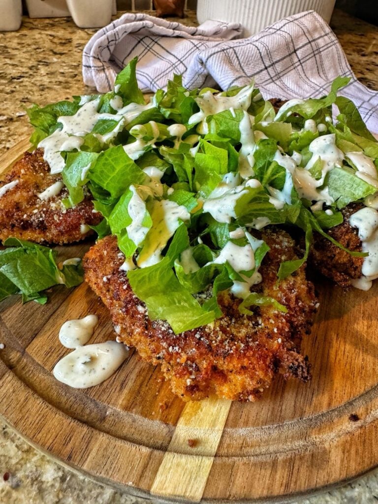 Chicken Caesar Cutlets - The Tipsy Housewife
