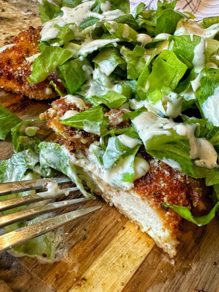 Chicken Caesar Cutlets - The Tipsy Housewife