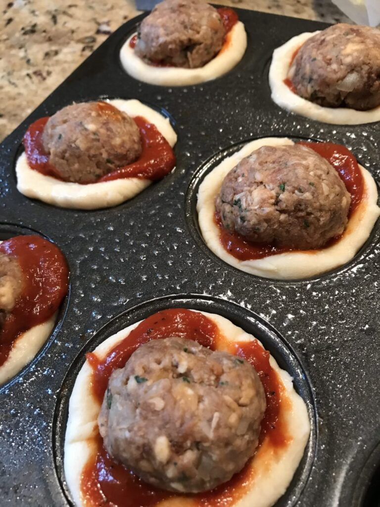 Meatball Cups - The Tipsy Housewife