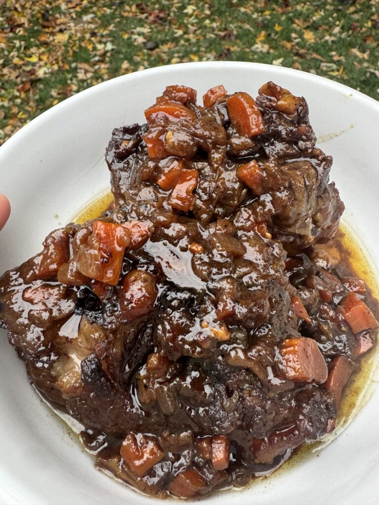 Braised Oxtails with Savory Beef Gravy - The Tipsy Housewife