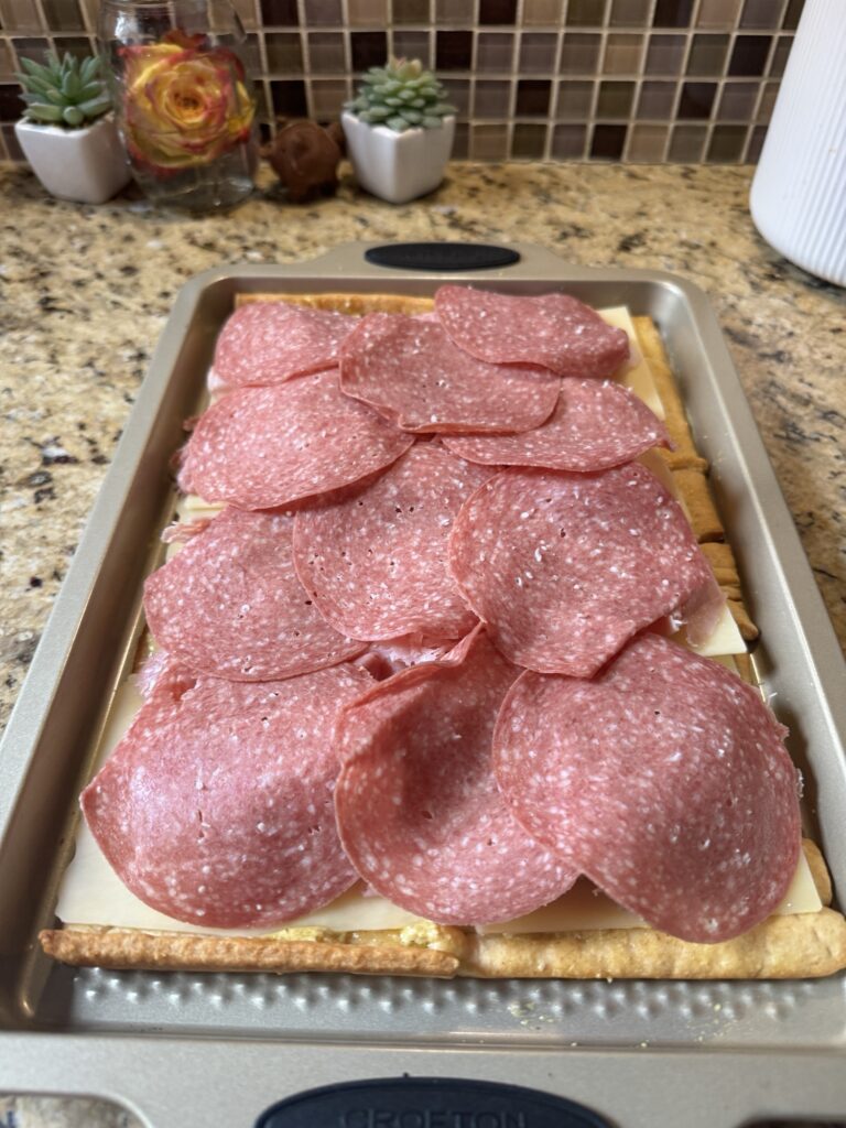 Cold Cut Combo Flatbread - The Tipsy Housewife