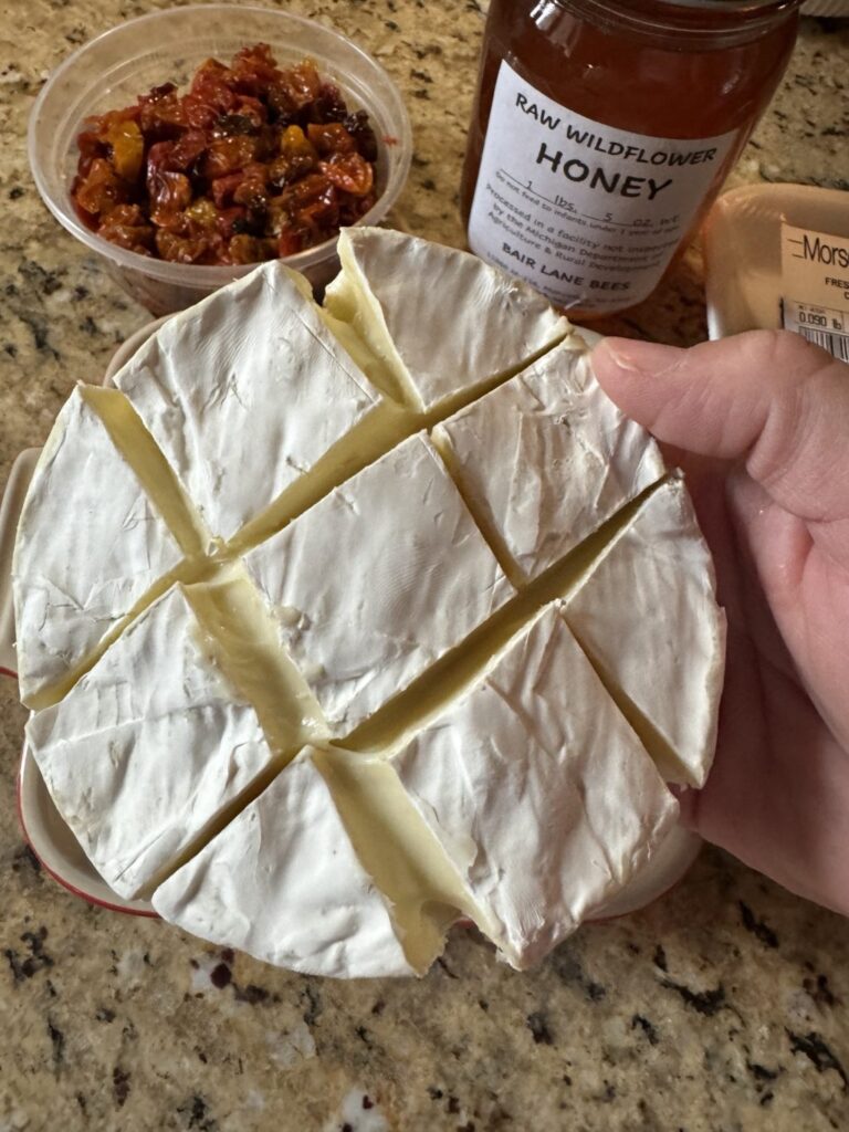 Savory and Sweet Baked Brie - The Tipsy Housewife