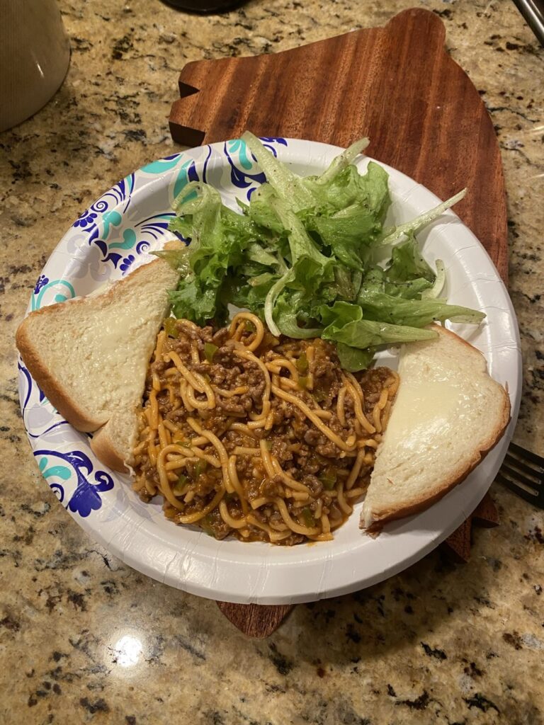 Dad's Spaghetti - The Tipsy Housewife