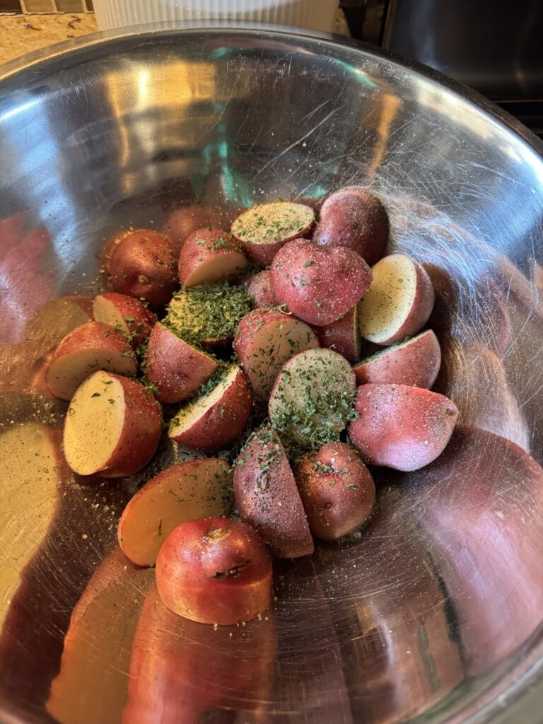 Butter Roasted Baby Reds - The Tipsy Housewife
