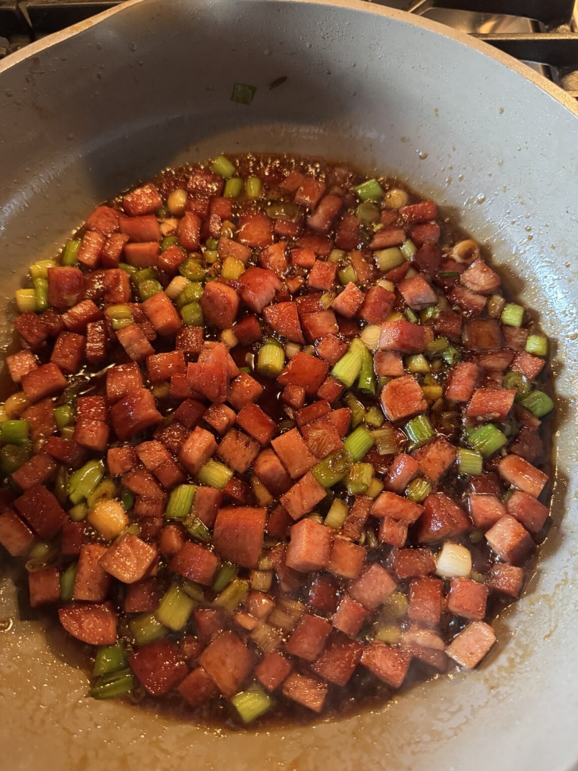 Spam Musubi Fried Rice - The Tipsy Housewife