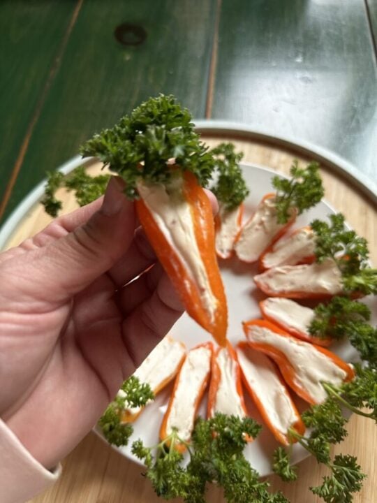 Easter Bunny Inspired Stuffed Peppers - The Tipsy Housewife