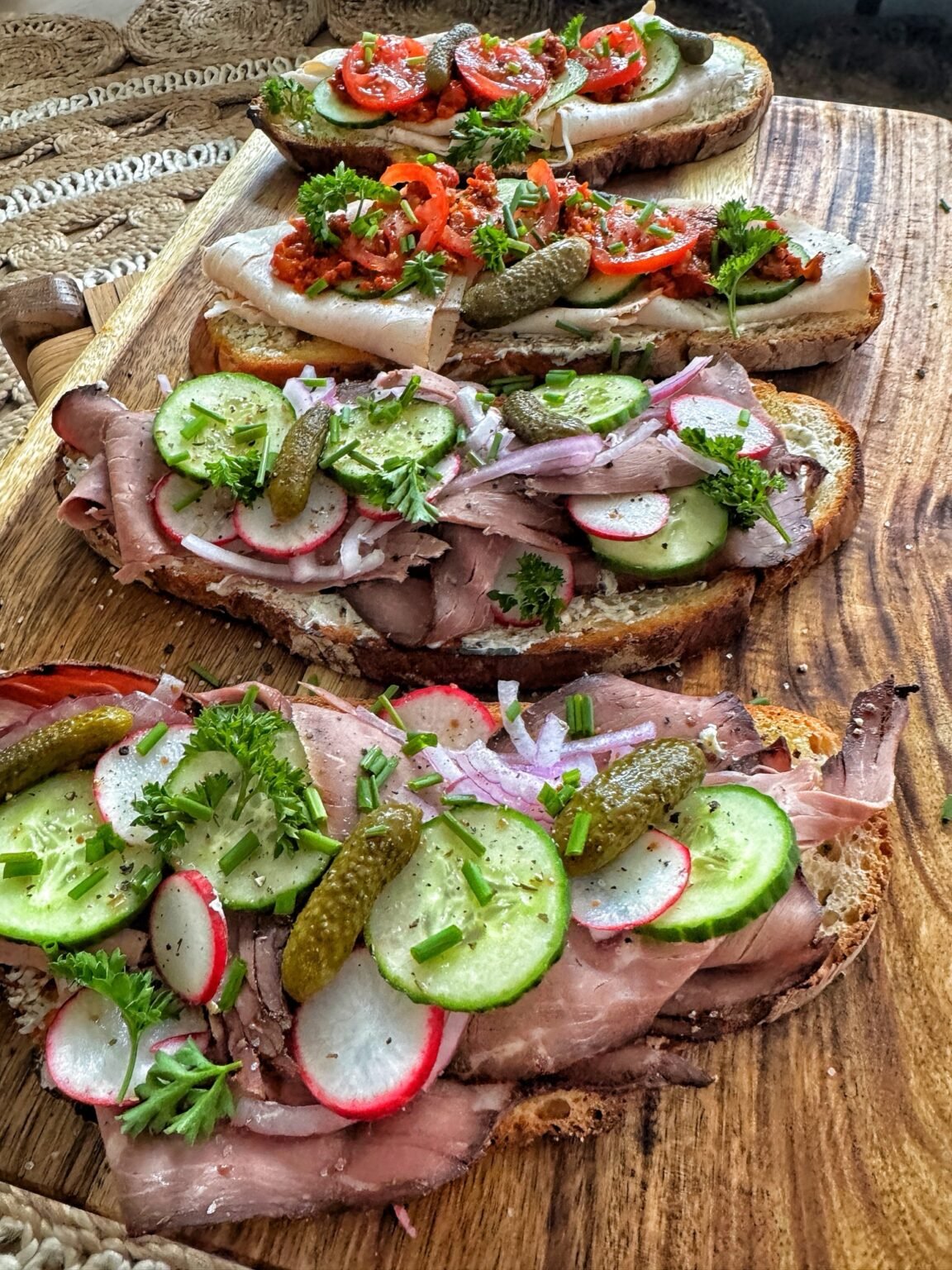 Open Faced Polish Sandwiches (Kanapki) Recipe - The Tipsy Housewife
