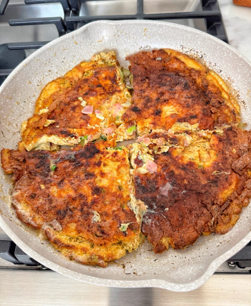 Chinese Omelette - The Tipsy Housewife