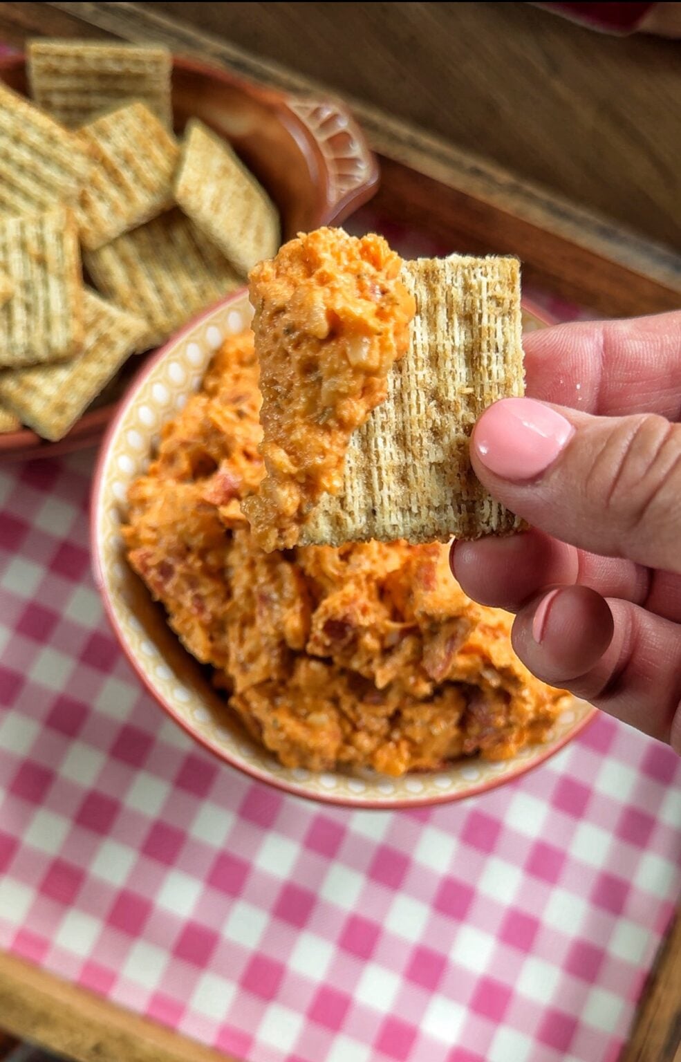 Pepperoni Pizza Cheese Dip - The Tipsy Housewife