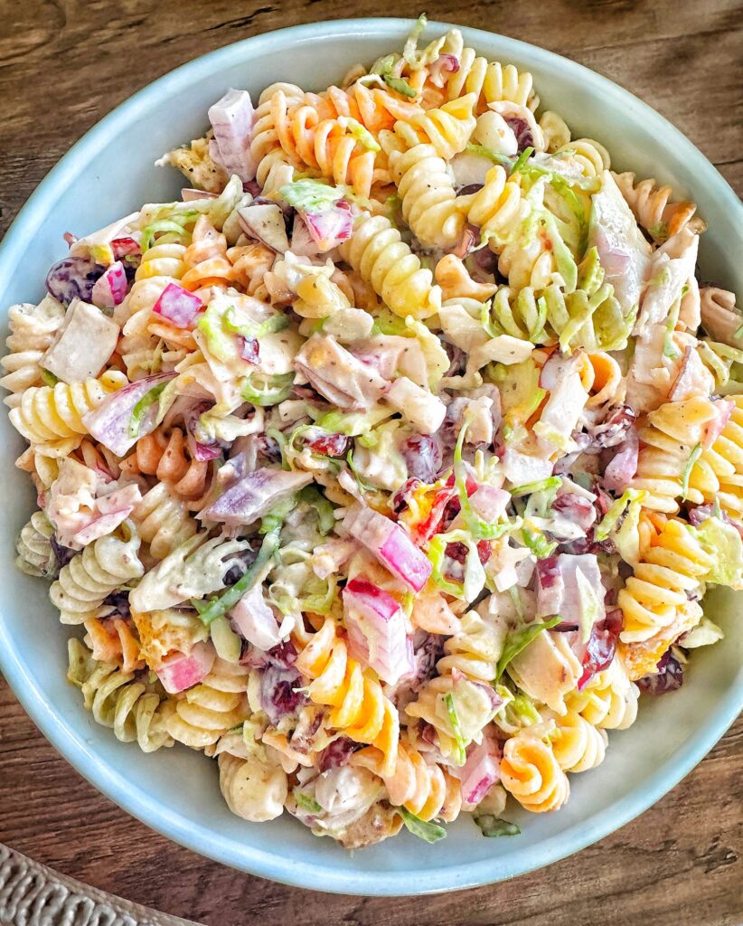 Thanksgiving Pasta Salad - The Tipsy Housewife