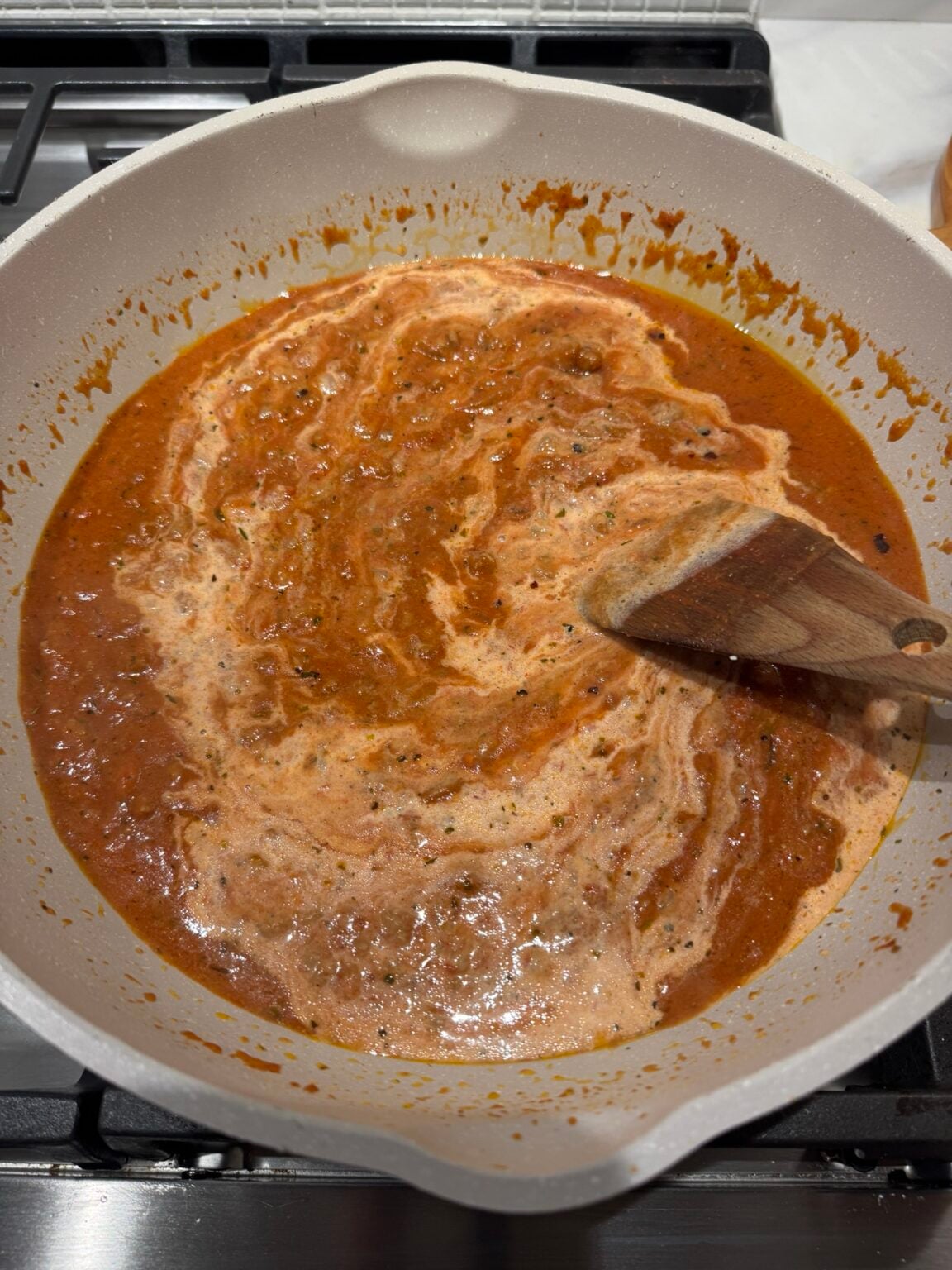 Meaty Parma Rosa Pasta Sauce - The Tipsy Housewife