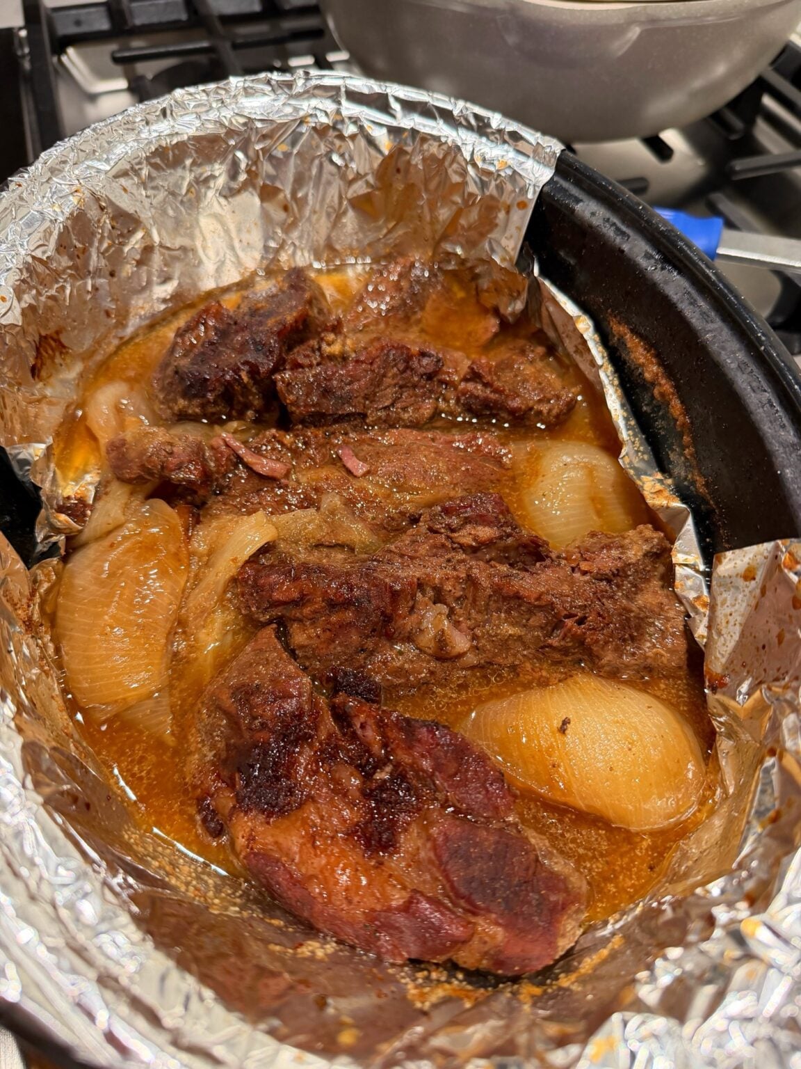 Boneless Beef Country Ribs in Simple Au Jus Recipe - The Tipsy Housewife