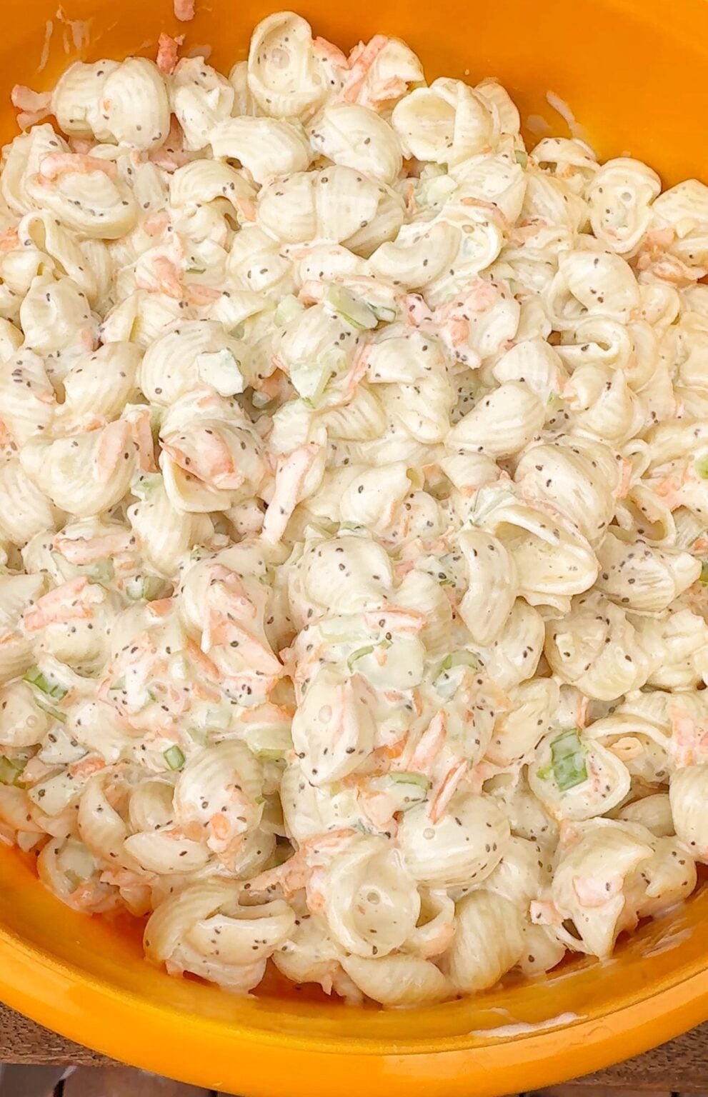 Creamy Shell Pasta Salad Recipe - The Tipsy Housewife
